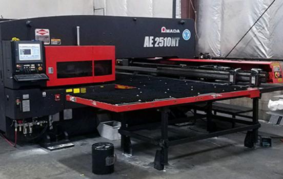 New Amada AE2510NT CNC Turret Punch Press Installed - Industrial ...