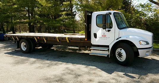 New Freightliner Business Class M2 106 24ft Flatbed Truck Added To Our ...